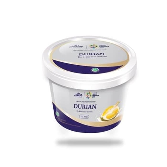 Nilai kandungan gizi Es krim Aice Durian cup