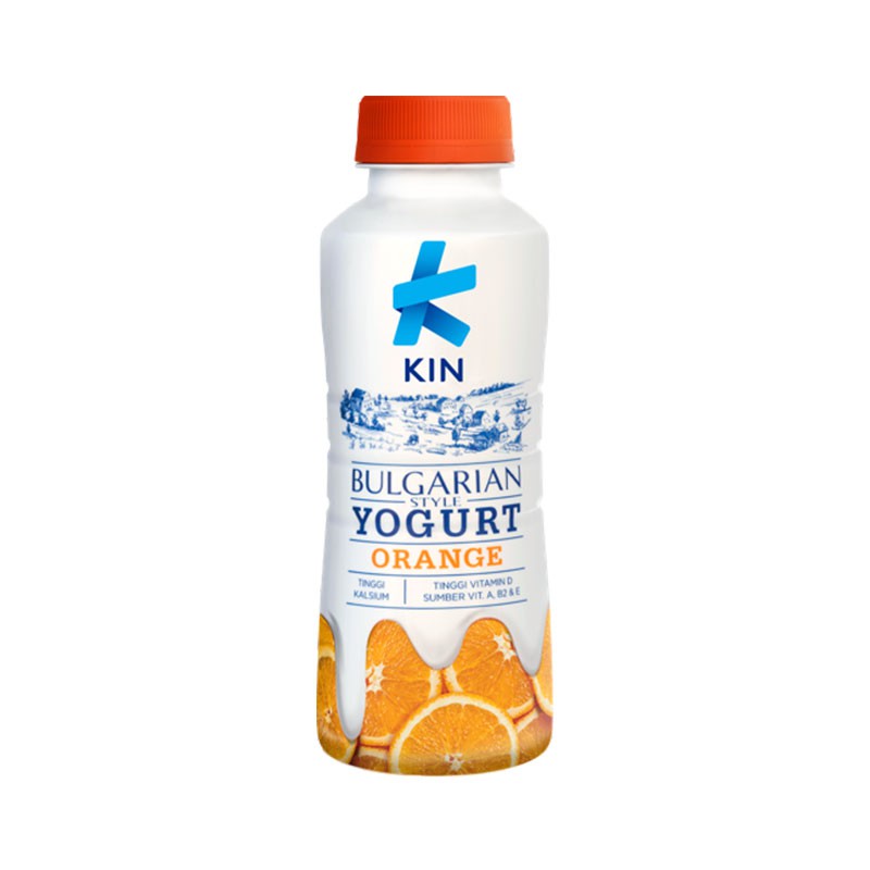 Nilai kandungan gizi Kin bulgarian yogurt orange