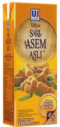 Nilai kandungan gizi Ultra Sari Asem Asli