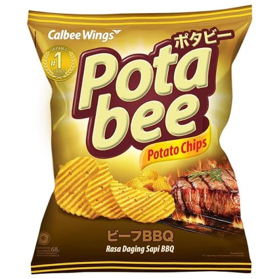 Nilai kandungan gizi Potabee BBQ 68 gram