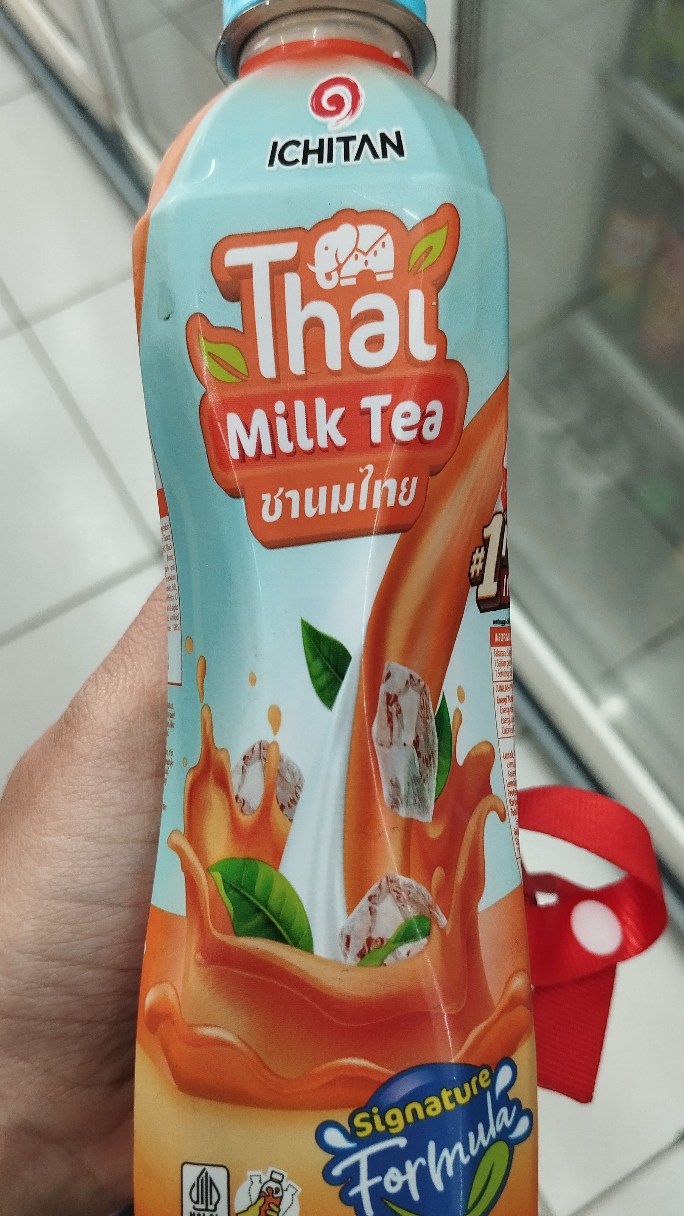 Nilai kandungan gizi Ichitan Thai Milk Tea